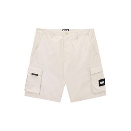 Shorts Weekend Offender "MASCIA CARGO SHORT Herren", Herren, Gr. L, cement, Softshell, 100% Baumwolle, normal, Hosen Shorts, Shorts Herren, leichte Sommerhose, kurze Hose, Freizeitshorts, Sale