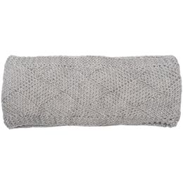 Stirnband styleBREAKER "Strick Stirnband mit Rauten Muster", Damen, grau (hellgrau), 100% Polyacryl PAN., Modisch, M&uuml;tzen Stirnband