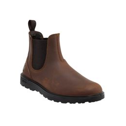 Berufsschuh Carhartt "Chelsea" Gr. 41, braun (dunkelbraun), 41, Obermaterial: 50% Rindsleder Leather cow. 50% Lammleder LEL., Schuhe