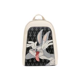 Tagesrucksack DOGO "Tidy Bag Rucksack Playful Bugs Damen Backpack", Damen, beige, Lederimitat, Rucks&auml;cke