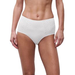 Taillenslip Chantelle "NORAH", Damen, Gr. 38, wei&szlig;, Obermaterial: 72% Polyamid, 28% Elasthan, k&ouml;rpernah, Unterhosen Taillenslip, florale Spitze, weiche Materialien
