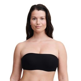 Bandeau-BH Chantelle "SOFTSTRETCH", Damen, Gr. XS/S, N-Gr, schwarz, Obermaterial: 87% Polyamid, 13% Elasthan, BHs Bandeau-BH, mit nicht herausnehmbaren Pads