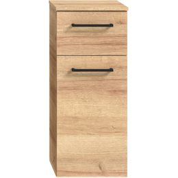 Unterschrank SAPHIR "Quickset 700, 30 cm breit, 1 T&uuml;r und 1 Schublade", riviera eiche quer nachbildung, B:30cm H:70cm T:32,5cm, Schr&auml;nke, Unterschrank