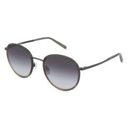 Marc O&rsquo;Polo Eyewear 505121 | Damen-Sonnenbrille | Fassung: Vollrand, Panto, Metall, Olive Verlaufend | Glasfarbe: Grau