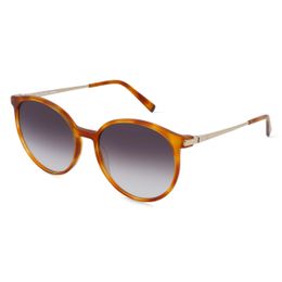 HUMPHREY&acute;S eyewear HUMPHREY ́S eyewear 585353 | Unisex-Sonnenbrille | Fassung: Vollrand, Panto, Acetat, Honig Havanna | Glasfarbe: Grau