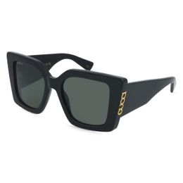 Gucci GG2039S | Damen-Sonnenbrille | Fassung: Vollrand, Butterfly, Acetat, Schwarz | Glasfarbe: Grau