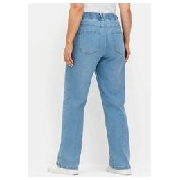Bequeme Jeans sheego, Damen, Gr. 46, Normalgr&ouml;&szlig;en, blau (light blau, denim), 99% Baumwolle, 1% Elasthan, unifarben, lang, Jeans