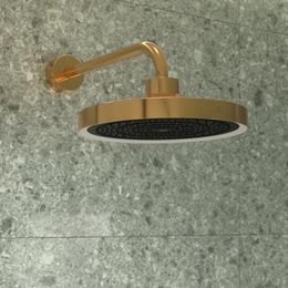 Ideal Standard Solos 3-Funktions-Kopfbrause A7890A2 &Oslash; 33 cm, LED-Leuchtring, Brushed Gold