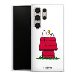 DeinDesign Galaxy S24 Ultra Handy Slim Case Silikon Handyh&uuml;lle transparent H&uuml;lle extra d&uuml;nn Snoopy Peanuts Official Licensed Product Silikon Slim Case