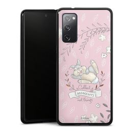 DeinDesign Galaxy S20 FE Handy Silikon H&uuml;lle Case schwarz Handyh&uuml;lle Thumper Official Licensed Product Bambi