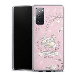DeinDesign Galaxy S20 FE Handy Silikon H&uuml;lle Case transparent Handyh&uuml;lle Thumper Official Licensed Product Bambi Silikon Case