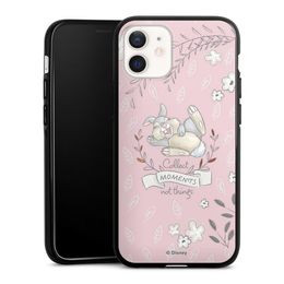 DeinDesign iPhone 12 mini Handy Silikon H&uuml;lle Case schwarz Handyh&uuml;lle Thumper Bambi Official Licensed Product