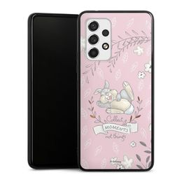 DeinDesign Galaxy A53 5G Handy Silikon H&uuml;lle Case schwarz Handyh&uuml;lle Thumper Official Licensed Product Bambi
