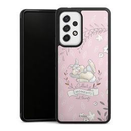 DeinDesign Galaxy A53 5G Handy Gallery Case Handyh&uuml;lle 9H Geh&auml;rtetes Glas R&uuml;ckseite H&uuml;lle Thumper Official Licensed Product Bambi Gallery Case