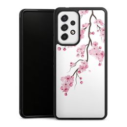 DeinDesign Galaxy A53 5G Handy Gallery Case Handyh&uuml;lle 9H Geh&auml;rtetes Glas R&uuml;ckseite H&uuml;lle Cherry Blossom Aisa Japan Gallery Case