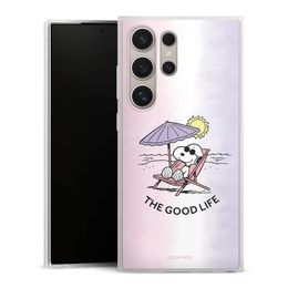 DeinDesign Galaxy S24 Ultra Handy Slim Case Silikon Handyh&uuml;lle transparent H&uuml;lle extra d&uuml;nn Snoopy Official Licensed Product Peanuts Silikon Slim Case