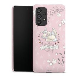 DeinDesign Galaxy A53 5G Handy Premium Case Smartphone Handyh&uuml;lle Schutzh&uuml;lle matt Bambi Official Licensed Product Thumper Premium Case