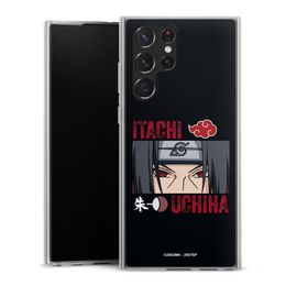 DeinDesign Galaxy S22 Ultra Handy Silikon H&uuml;lle Case transparent Handyh&uuml;lle Naruto Shippuden Manga Itachi Uchiha Silikon Case
