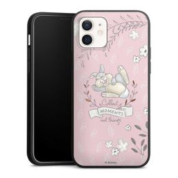 DeinDesign iPhone 12 Handy Premium Silikon H&uuml;lle Handyh&uuml;lle schwarz Case Thumper Bambi Official Licensed Product Silikon Premium Case
