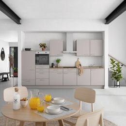 Nobilia K&uuml;chenblock Touch Low m. Ger&auml;ten Grau