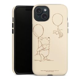 DeinDesign iPhone 15 Plus Handy Panzer Handyh&uuml;lle robuste Outdoor H&uuml;lle Schutzh&uuml;lle matt Disney Official Licensed Product Winnie The Pooh Tough Case