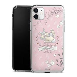 DeinDesign iPhone 11 Handy Slim Case Silikon Handyh&uuml;lle transparent H&uuml;lle extra d&uuml;nn Thumper Official Licensed Product Bambi Silikon Slim Case