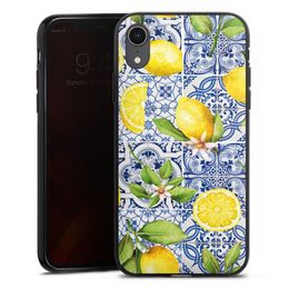 DeinDesign iPhone Xr Handy Silikon H&uuml;lle Case schwarz Handyh&uuml;lle Muster Greece Lemon