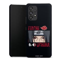 DeinDesign Galaxy A53 5G Handy Premium Case Smartphone Handyh&uuml;lle Schutzh&uuml;lle matt Manga Itachi Uchiha Naruto Shippuden Premium Case