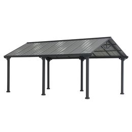 Carport Eiger Dunkelgrau ca. 610x301x367cm