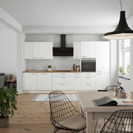 Nobilia K&uuml;chenblock Touch High m. Ger&auml;ten Wei&szlig;