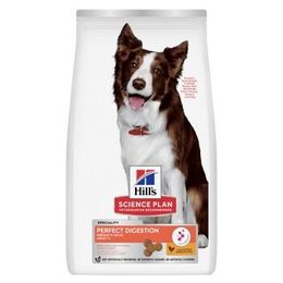 Hill's Hill's Science Plan Trockenfutter Hund, Perfect Digestion, Medium Adult, mit Huhn und braunem Reis 14 kg