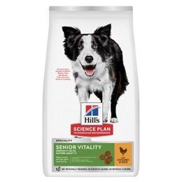 Hill's Hill's Science Plan Trockenfutter Hund, Senior Vitality Medium Mature Adult, mit Huhn und Reis 14 kg