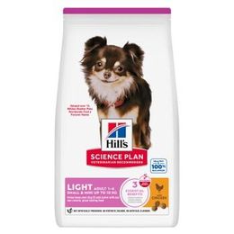 Hill's Hill's Science Plan Trockenfutter Hund, Light, Small & Mini Adult, mit Huhn 2x6 kg