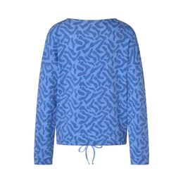 Tchibo - Sweatshirt mit Detail - Damen - Gr. S - blau