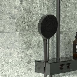 Ideal Standard Solos 3-Funktions-Handbrause A7896A5 &Oslash; 13 cm, Magnetic Grey