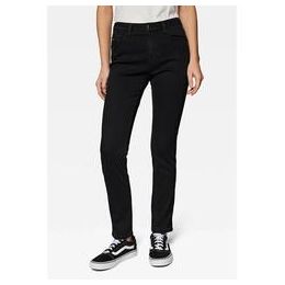 Skinny-fit-Jeans Mavi "// Label-Detail Modell "Sophie", Damen, Gr. 31, L&auml;nge 28, schwarz (smoke super shape), 66% Baumwolle, 16% Polyester, 16% Modal, 2% Elasthan, skinny fit lang, Jeans, Slim Skinny Jeans