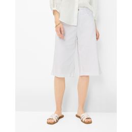 Brax Damen Bermuda Style MAINE B WHITE, denim wei&szlig;, Gr. 40K