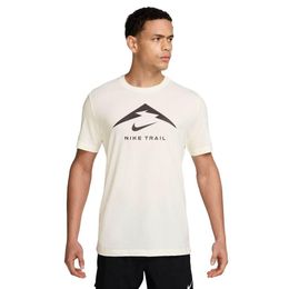 Nike Trail Dri-Fit Shirt Bekleidung Herren wei&szlig;
