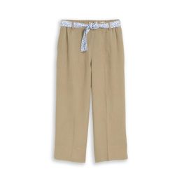 Tom Tailor Damen Culotte Hose mit Leinenanteil, gr&uuml;n, Uni, Gr. 44/28