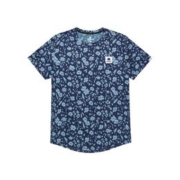 Saysky Flower Combat T-Shirt Bekleidung Herren blau