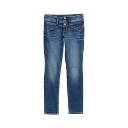 Tom Tailor Damen TTALEXA SLIM Jeans, blau, Uni, Gr. 26/30