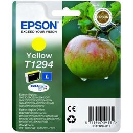 Original Epson Tintenpatrone C13T12944012 / T1294 Gelb