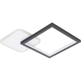 Eglo Deckenleuchte "GAFARES", schwarz (schwarz, wei&szlig;), H: 5cm, 1 Stk., Leuchten, Deckenleuchte aus Alu, Stahl, Deckenleuchte