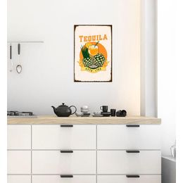 Metallbild queence "Tequila", beige (farbe bild(er): beige), B:20cm H:30cm, Metall, Stahl, Bilder, Stahlschilder