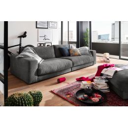 Big-Sofa Home Affaire "Enisa, bequeme, legere Polsterung B/T/H: 290/127/85 cm, Mega Sofa", grau (dunkelgrau), B:290cm H:85cm T:127cm, Cord (88% Polyester / 12% Polyacryl), Sofas, Big-Sofa, Zeitloses und stylisches Loungem&ouml;bel, in Fein- und Breitcord