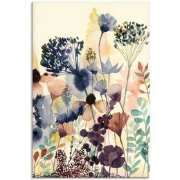 Leinwandbild Artland "Sonnengetrocknete Bl&uuml;ten II", bunt (farbe bild(er): bunt), B:40cm H:60cm, Bilder, Leinwandbild, auf Holzrahmen gespannt