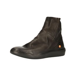 Stiefelette Softinos "Softinos Stiefelette Leder", Damen, Gr. 36, schwarz, Leder, Schuhe Stiefelette
