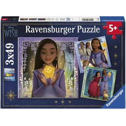 Puzzle Ravensburger "Disney Wish", bunt, Puzzles, KinderB:21cm H:21cm, Pappe, Made in Europe, B:21cm H:21cm