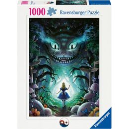 Puzzle Ravensburger "Abenteuer mit Alice", bunt, Puzzles, KinderB:50cm H:70cm, Pappe, Made in Germany, B:50cm H:70cm
