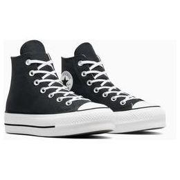 Sneaker Converse "CHUCK TAYLOR ALL STAR LIFT PLATFORM CANVAS", Herren, Gr. 39,5, schwarz-wei&szlig; (schwarz, wei&szlig;, wei&szlig;), Textil, Schuhe Sneaker